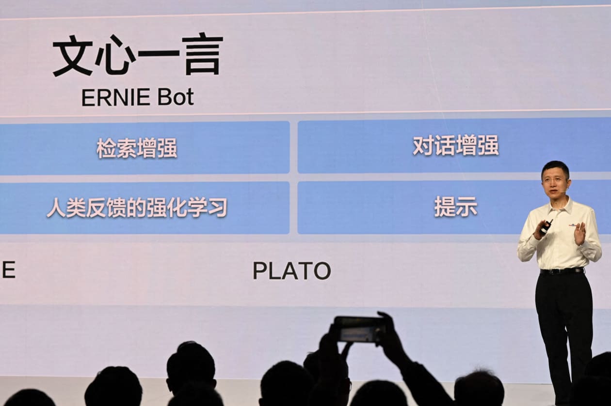 China’s Baidu makes AI chatbot Ernie Bot publicly available - MarketWatch