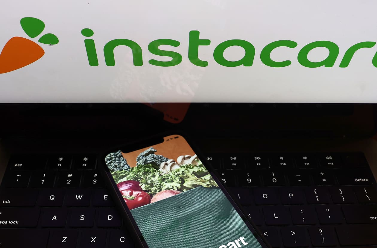 Instacart stock falls as profit forecast comes up short - MarketWatch
