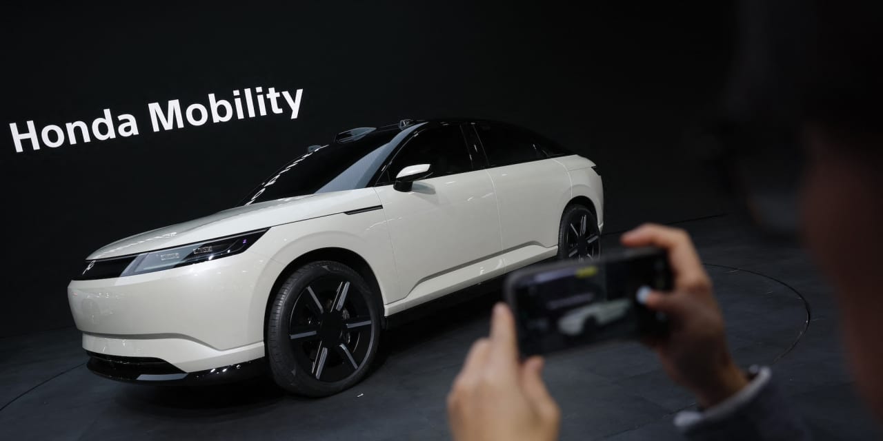 A Honda-Sony joint car project shows off another EV prototype focused ...