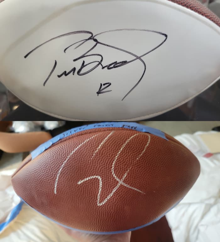 Tom Brady’s sloppy signature may have devalued key memorabilia items ...