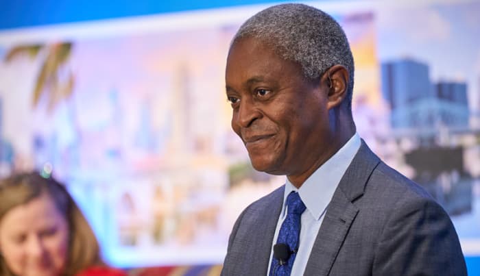 Fed's Bostic says he doesn't see first rate cut until late next year ...