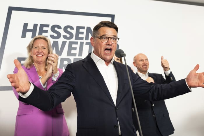 German conservative opposition wins 2 state elections; far-right party ...