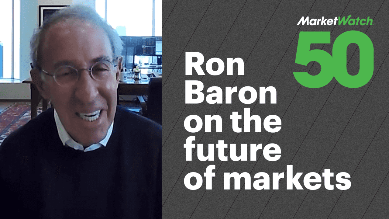 Investor Ron Baron says don't bet against stocks over the long-term ...