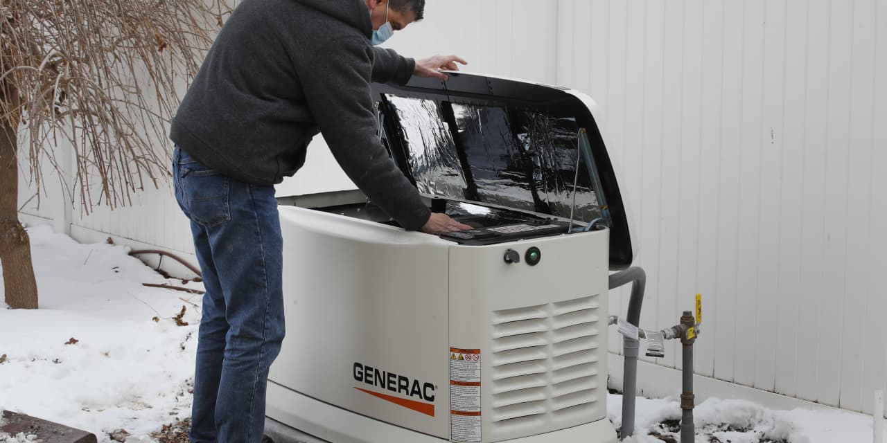 Generac’s stock on pace for its largest one-day gain in nearly a year ...