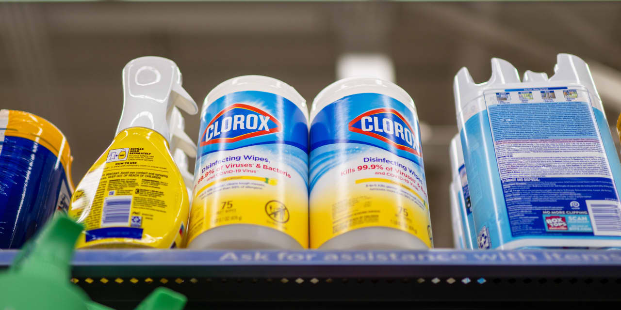 Clorox stock rallies 9% after company’s results beat estimates despite ...